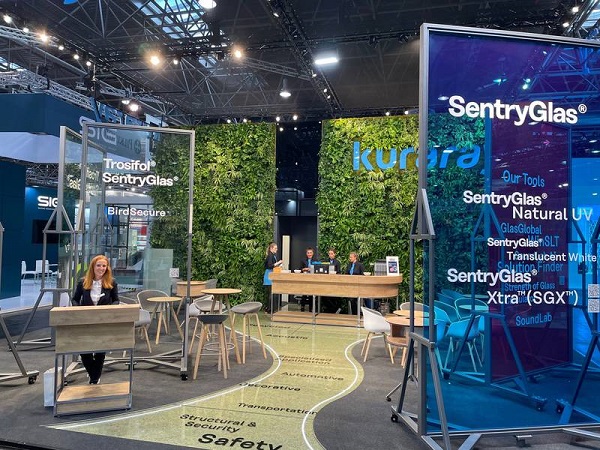 Kuraray presents sustainable exhibition stand at glasstec 2022 | glassonweb.com